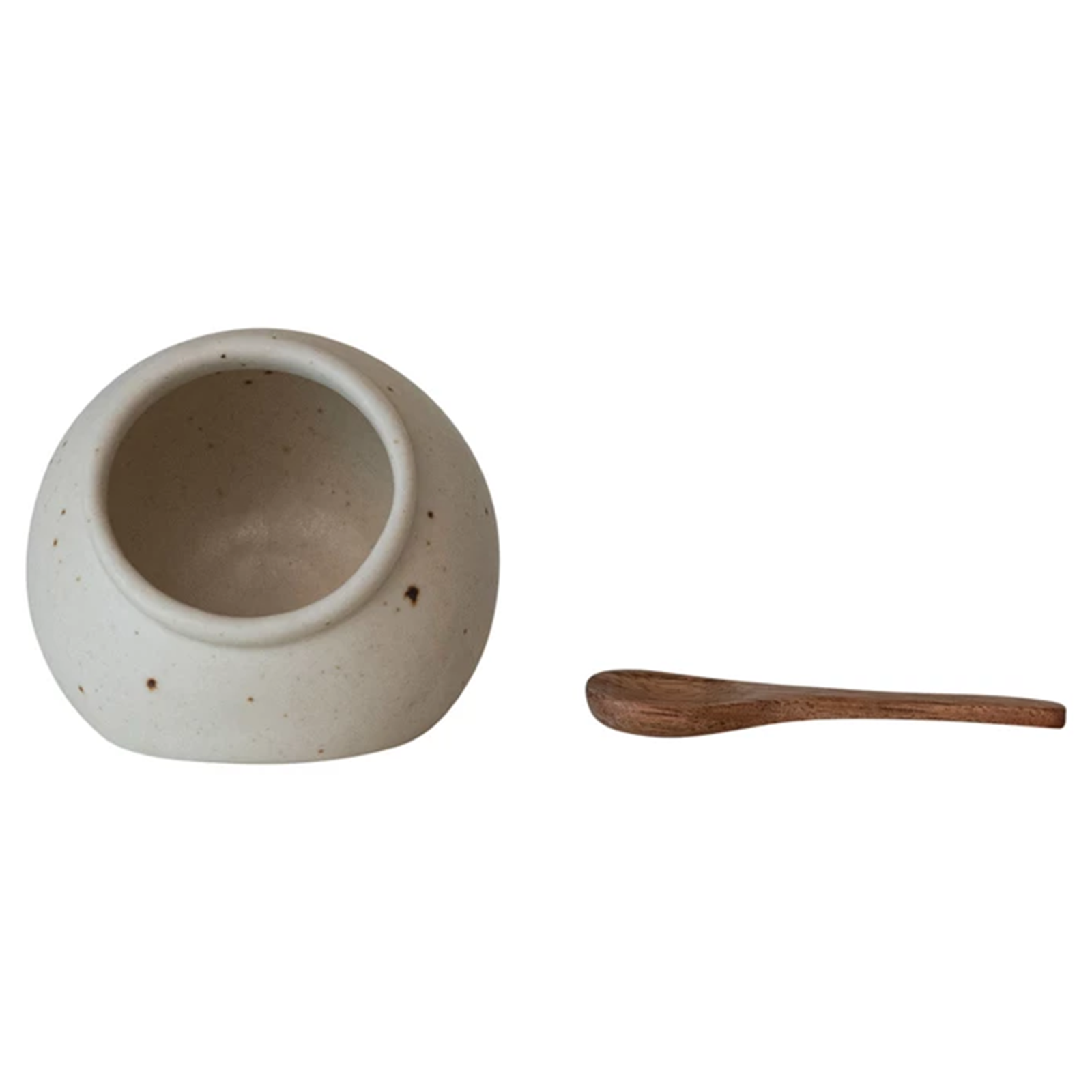 Salt Cellar w/ Wood Spoon – Trove Warehouse