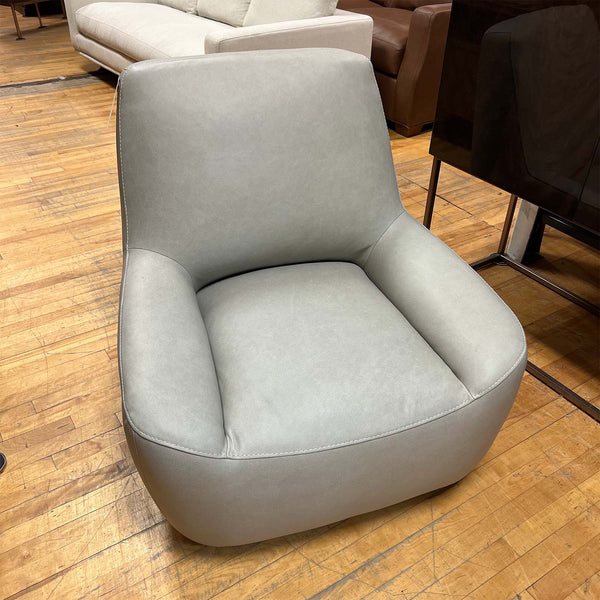 Misha Leather Swivel Chair – Trove Warehouse