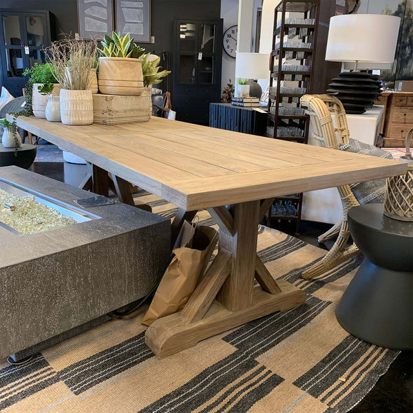 Panning 94" Outdoor Dining Table – Trove Warehouse