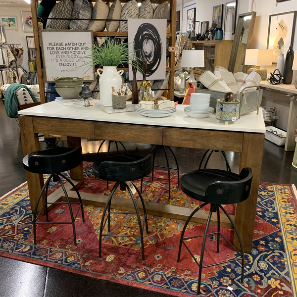 Davey 72" Counter Table – Trove Warehouse