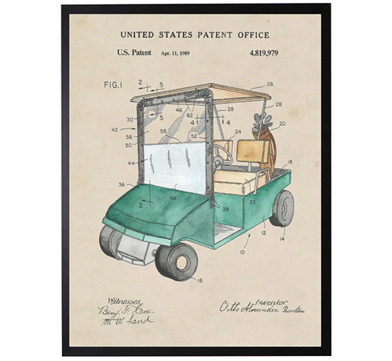 Golf Cart Patent – Trove Warehouse